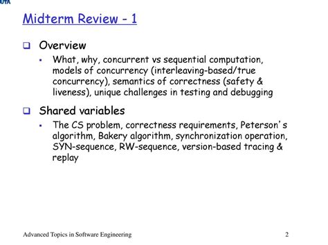 Advanced Topics In Software Engineering 1 Ppt Download