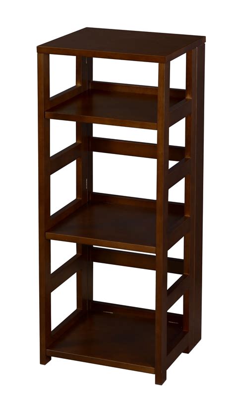 Regency Flip Flop 34 In 3 Shelf High Folding No Tools Assembly Wood