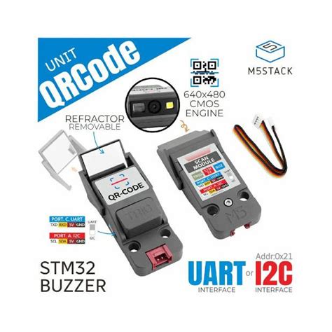 M5stack U173 M5stack用qrコードスキャナーユニット Stm32f030 共立電子産業 Yahoo店 通販