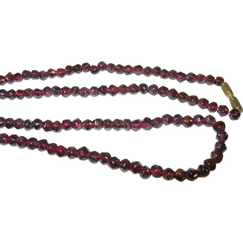 Vintage Garnet Necklace Daily Sex Book
