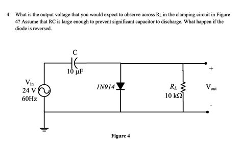 Solved What Is The Output Voltage That You Would Expect Chegg Com