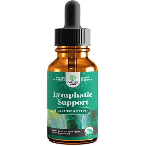 Lymphatic Support Drops Herbal Detox And Immunity Booster Natures Craft