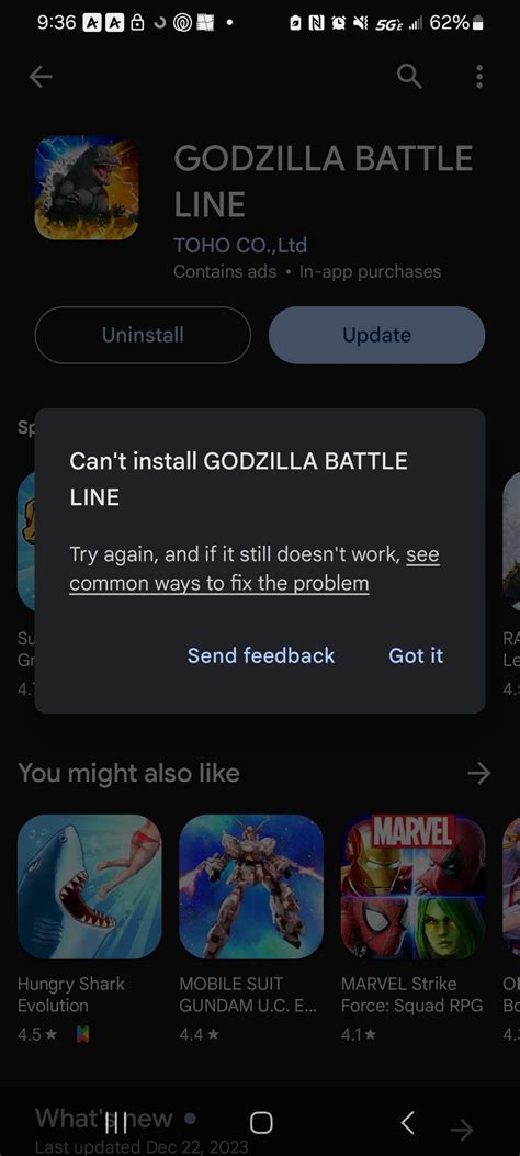 Having Trouble Updating Rgodzillabattleline