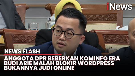 Anggota DPR Beberkan Kominfo Era Budi Arie Malah Blokir Wordpress