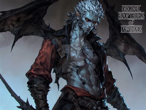 Demon Incubus Warrior Fantasy Winged Character Dnd By Dissunder On
