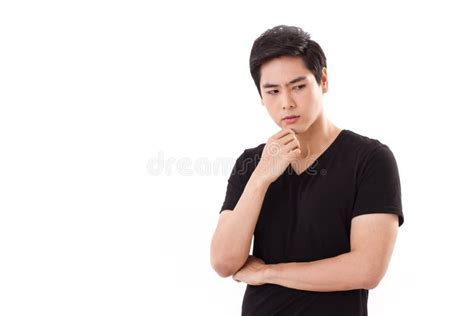 Thinking Planning Man Stock Image Image Of Background 54257907