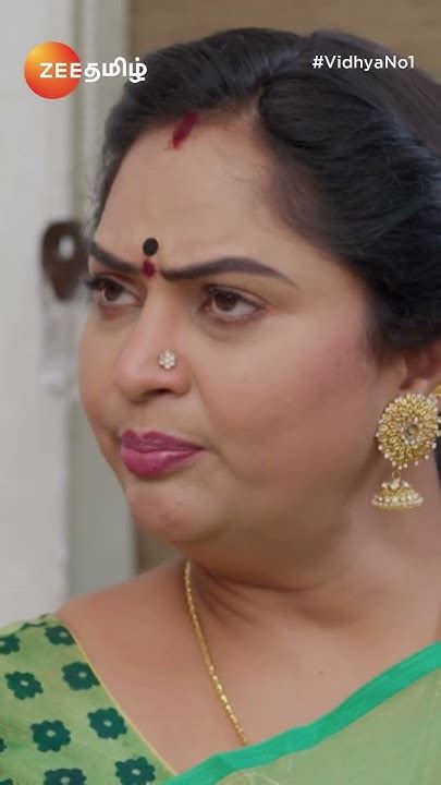 Vidhya No1 வித்யா நம்பர் 1 Mon Fri 830 Pm Shorts Zee Tamil
