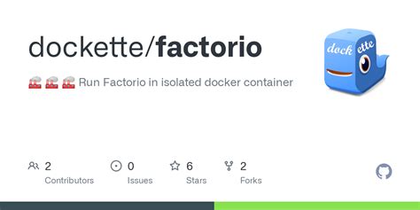 GitHub Dockette Factorio Run Factorio In Isolated Docker Container