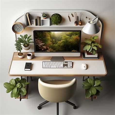 Premium Ai Image Photo Of A Workspace Ai Generated