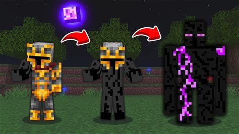 Minecraft Morphing In To An Enderman Titan Golem Mod Mutant Creatures