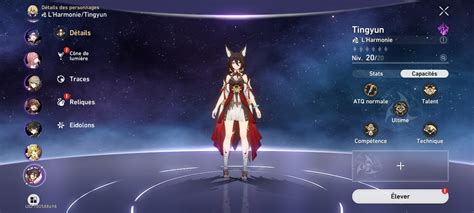 Tingyun Honkai Star Rail Build Compétences Reliques Tout Savoir