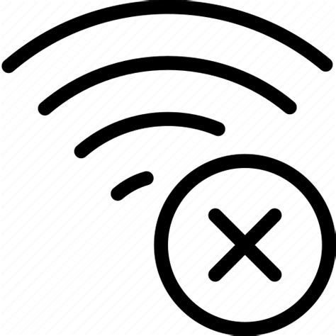 Wireless Remove Connection Icon Download On Iconfinder