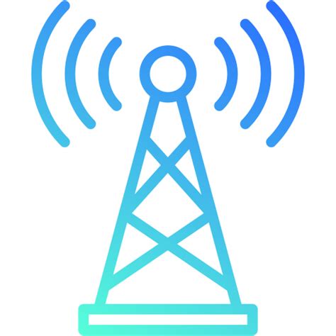 Icono De Antena Generic Gradient Outline