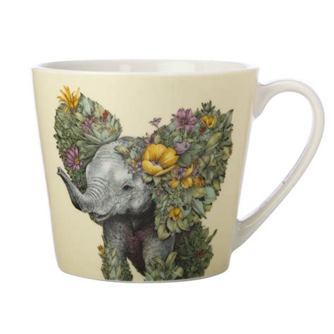 Maxwell Williams DX1101 Kaffee Becher Rund Elefant 370 Ml Porzellan