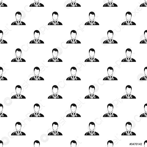 Doctor Pattern Simple Style Stock Vector 3470142 Crushpixel