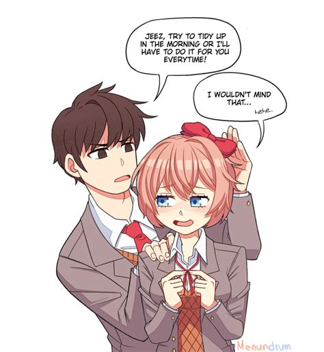 Blushing Natsuki Ddlc