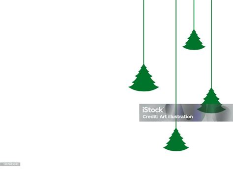 손으로 그린 브러시 스트로크 는 Png 또는 투명 한 배경에 고립 된 별크리스마스 트리를 매달려 새해 생일 및 고급 카드에 대한 그래픽 리소스 벡터 일러스트레이션 12월에