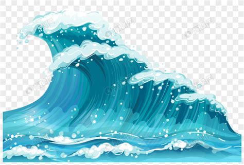 Decora O De Ondas Do Mar Png Onda Criatividade Oceano Imagem Png E