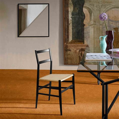Ashwood Chair With Rattan Seat Superleggera By Gio Ponti For Cassina