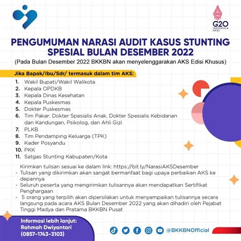 Narasi Audit Kasus Stunting Spesial Bulan Desember 2022 Bkkbn