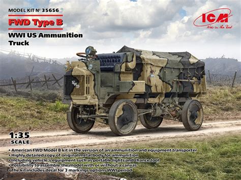 WwⅠ アメリカ陸軍弾薬トラック Fwd Type B 株式会社 ハセガワ