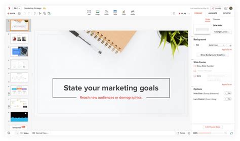 Criador Gratuito De Powerpoint Importe E Edite Ppt On Line Zoho Show