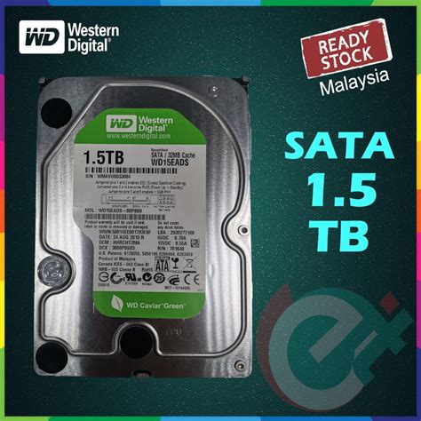 Wd Western Digital Samsung Internal Hard Disk Drive For Pc Refurbished 1 5 Tb Wd Green