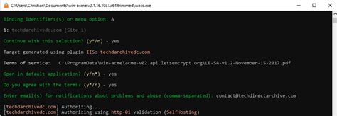 Install Lets Encrypt Certificates With Iis On A Windows Server