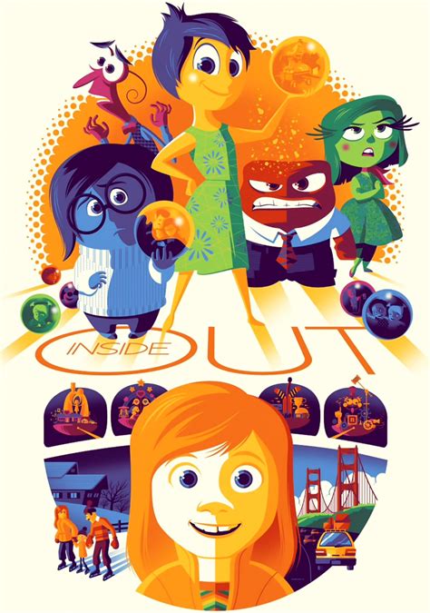 Inside Out Concept Art By Disney Pixar