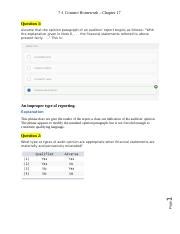7 1 Connect Homework Chapter 17 Docx 7 1 Connect Homework Chapter