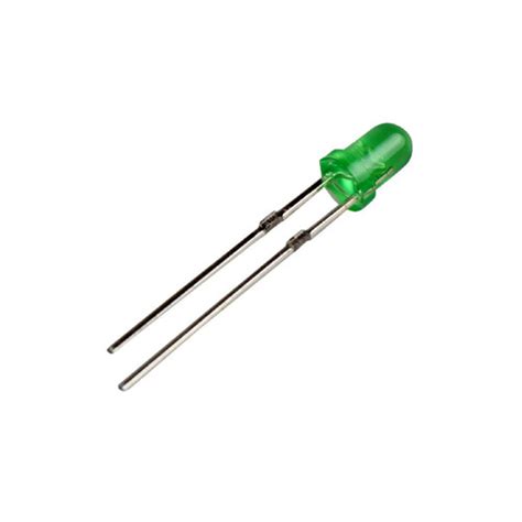 3 Mm Green Led Evelta