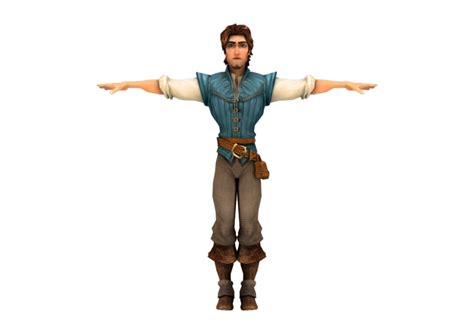 Flynn Rider 3d Model Animated Fantasy Hero Png Cutout Png All