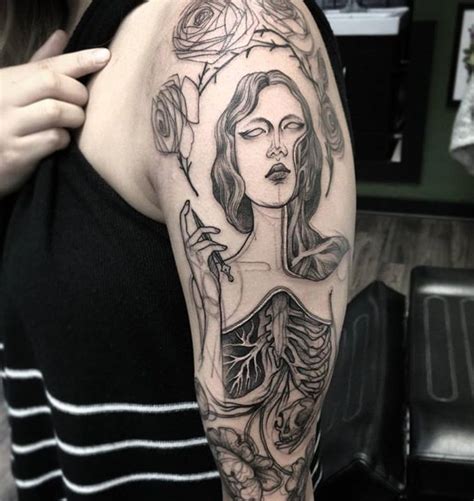 Naomi Chi Tatuajes Impresionantes Tatuajes Tatuaje Lineas