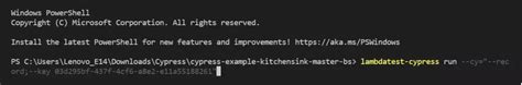 Integrate Lambdatest With Cypress Dashboard Lambdatest
