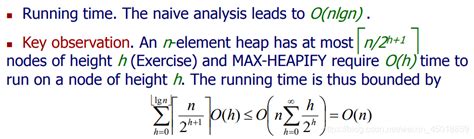 Heap Sort（堆排序）in A Max Heap With N 1 Elements The Array Inde Csdn博客