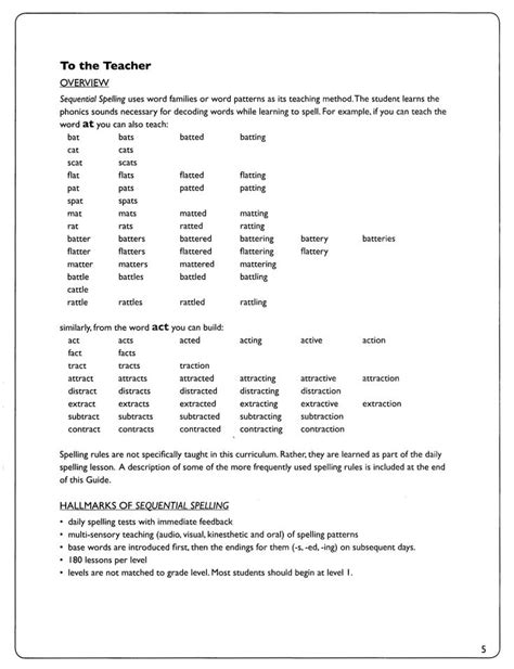 Best Price On Level 1 Teachers Manual By Sequential Spelling