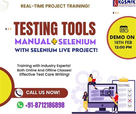 Kosmiktechnologies Pvt Ltd On Linkedin Seleniumtraining Automationtesting
