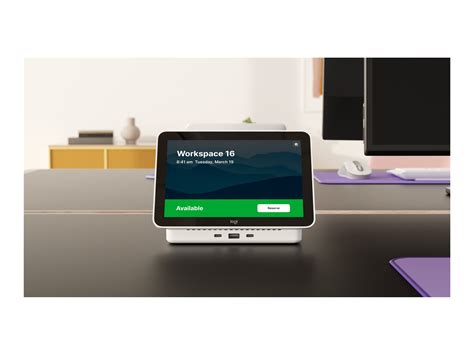 Logitech Logi Dock Flex Managed Docking Station Made For Desk Booking Overview Specs Details