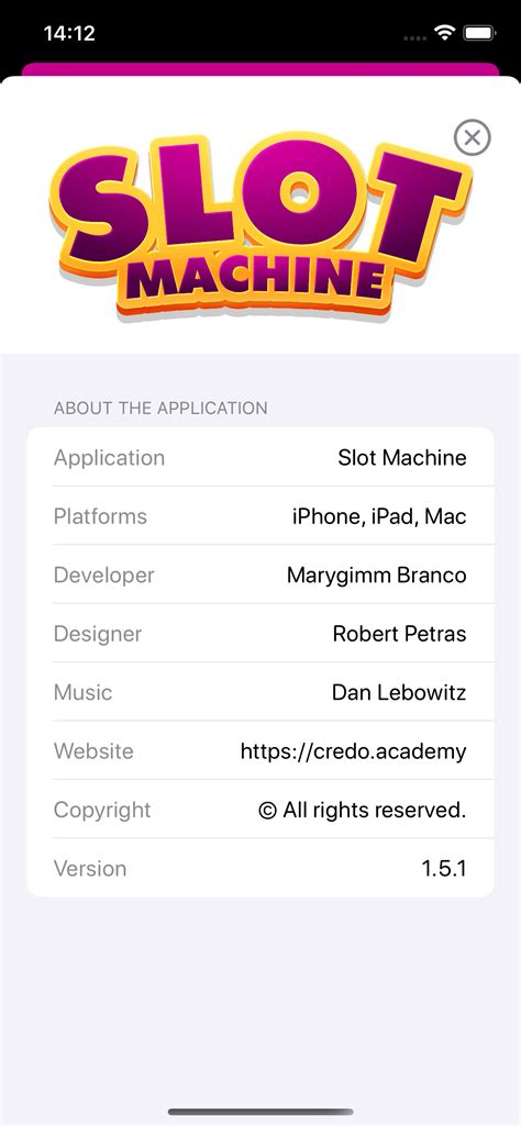 GitHub Marygimm SlotMachine Mini Game With SwiftUI Of A Slot Machine
