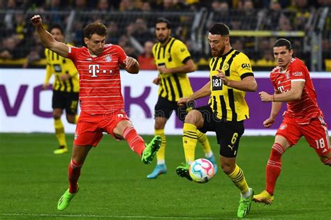 The Football Match Of Bundesliga Borussia Dortmund Vs Bayern Munich