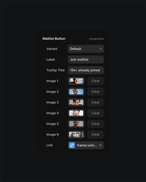 Waitlist Button Animation Component In Framer Framer Resource