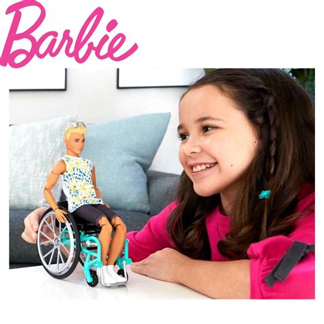 Ken En Silla De Ruedas Muñeco Barbie Manchatoys