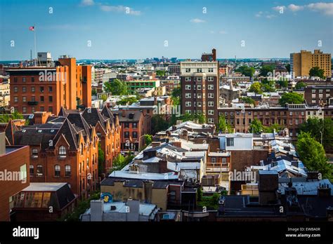 View Of Buildings In Center City Philadelphia Pennsylvania Stock