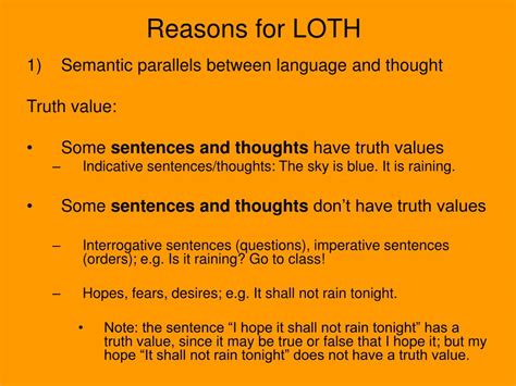 Ppt Modularity Of Mind Continued And The Language Of Thought