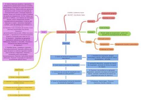 Distúrbios Da Hemostasia Coord Guilherme Xavier Coggle Diagram