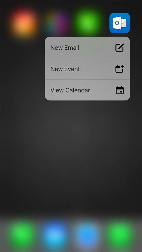 Microsoft Updates Outlook For Ios With 3d Touch Support