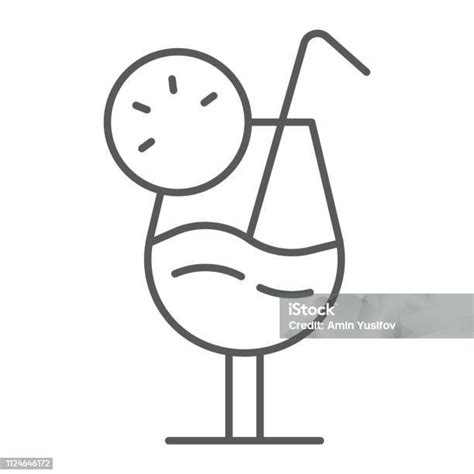 雞尾酒細線圖示 酒精和飲料 飲料標誌 向量圖形 在白色背景的線性圖案向量圖形及更多10號圖片 10號 互聯網 伏特加 Istock