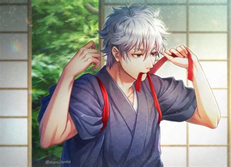 Sakata Gintoki Gintama Drawn By Tsurumura Ichiru Danbooru