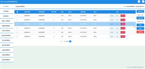实验室管理系统jspjavaspringmvcmysqlmybatis用springboot写的实验室管理系统免费源码前端用html Csdn博客