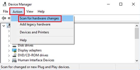 Scan For Hardware Changes On Device Manager Windows 10 VebTech